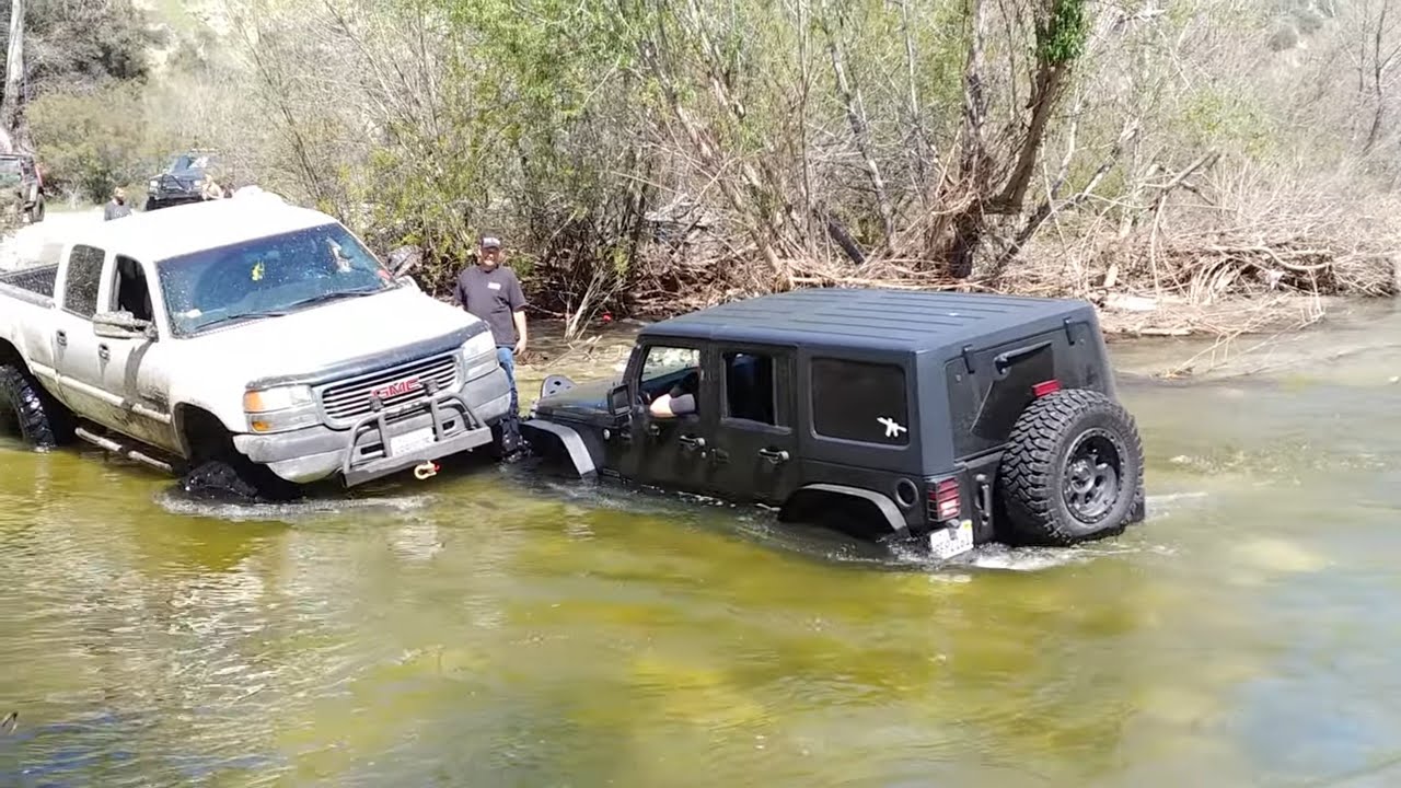 March 17, 2019. Azusa canyon OHV Off Road, 1st water crossing - YouTube