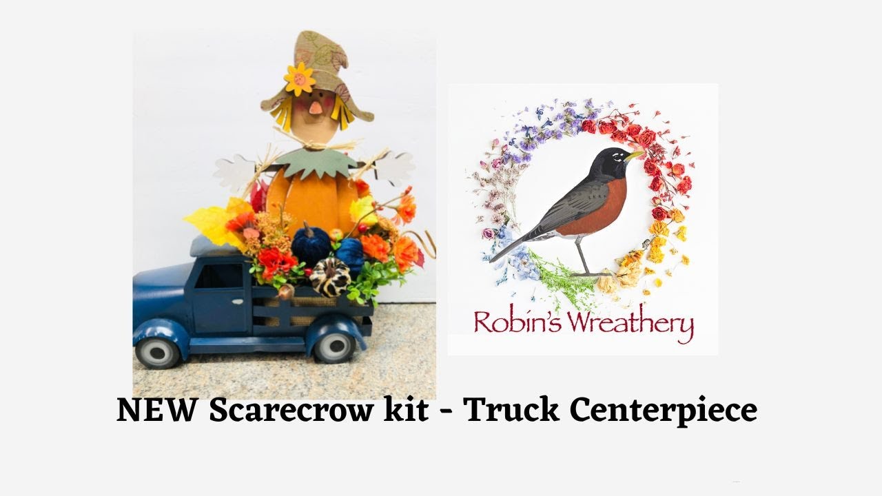 Let's make a Scarecrow truck centerpiece using our new Scarecrow kit ...