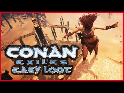Conan Exiles- EASY LOOT FARMING GUIDE AND LEARN BELLY DANCE [THE DEN]