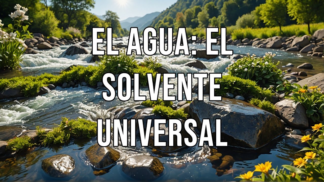El agua: el solvente universal - YouTube