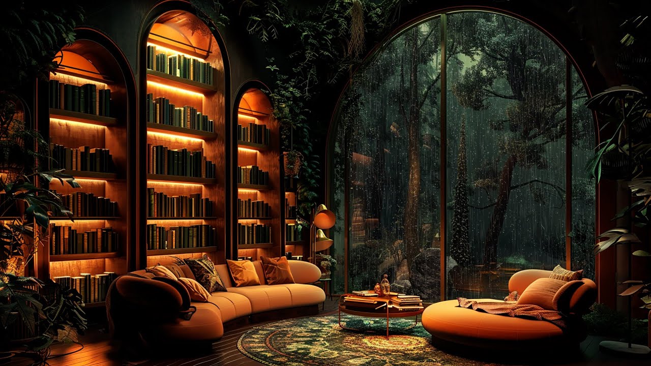 Secret Forest Reading Room | Relaxation & Stress Reduction | Soothing ...