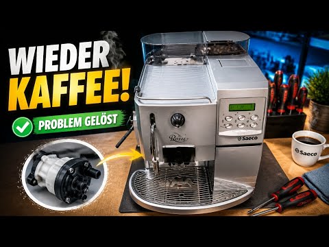 Kein Kaffee mehr? Saeco Royal Wasserpumpe einfach austauschen