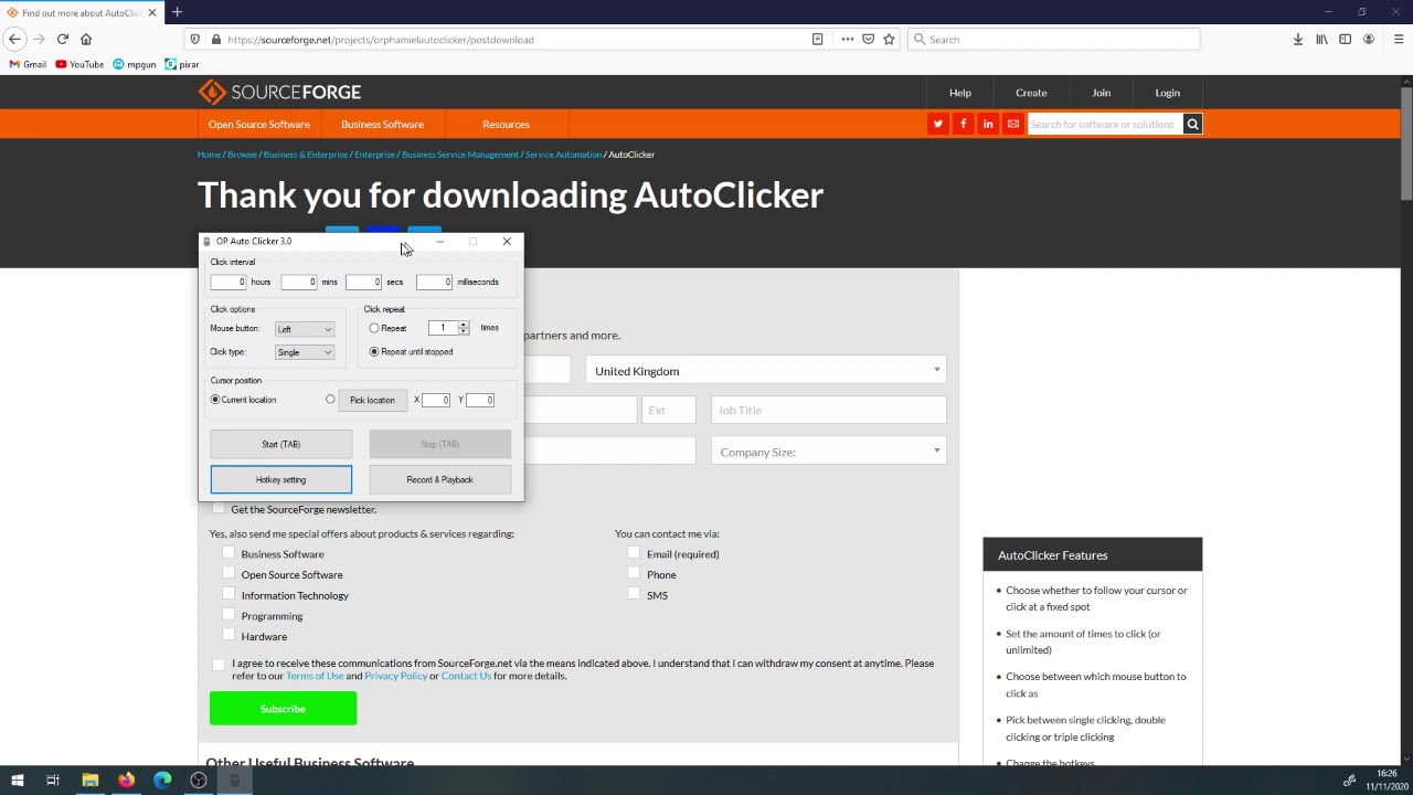 How to get and setup a auto clicker for roblox - YouTube