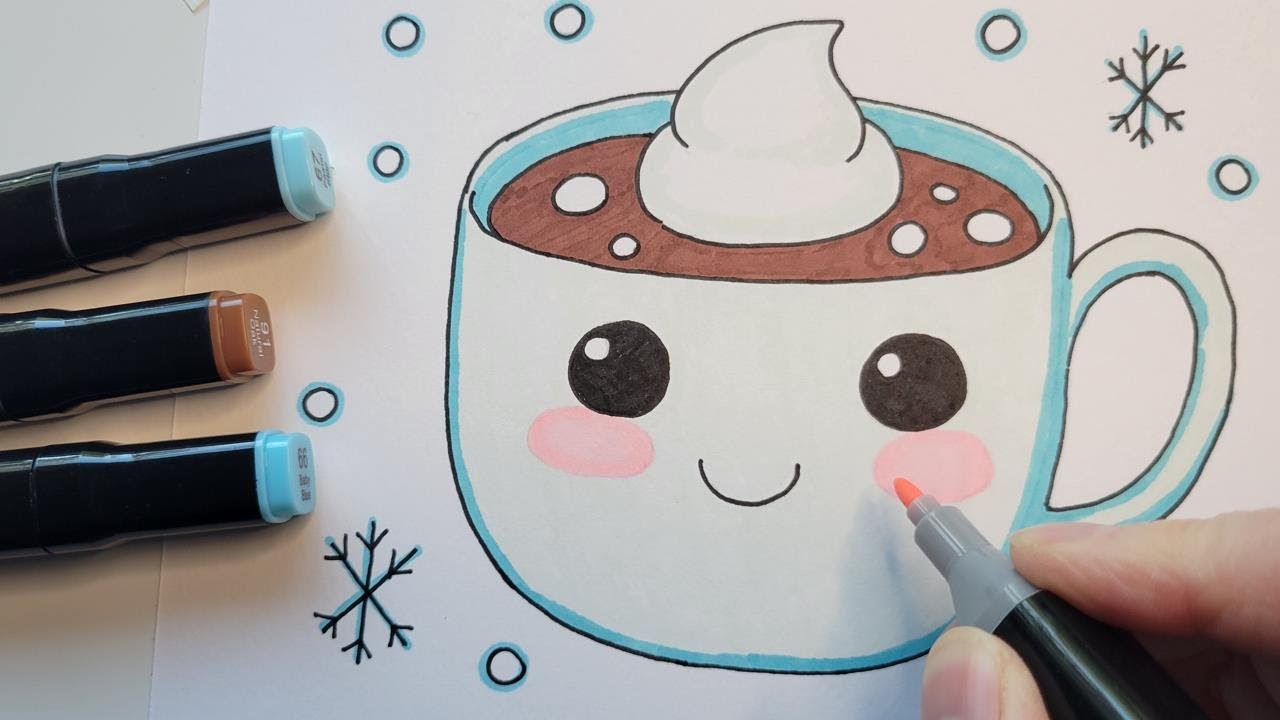 Drawing Cute Cocoa - YouTube