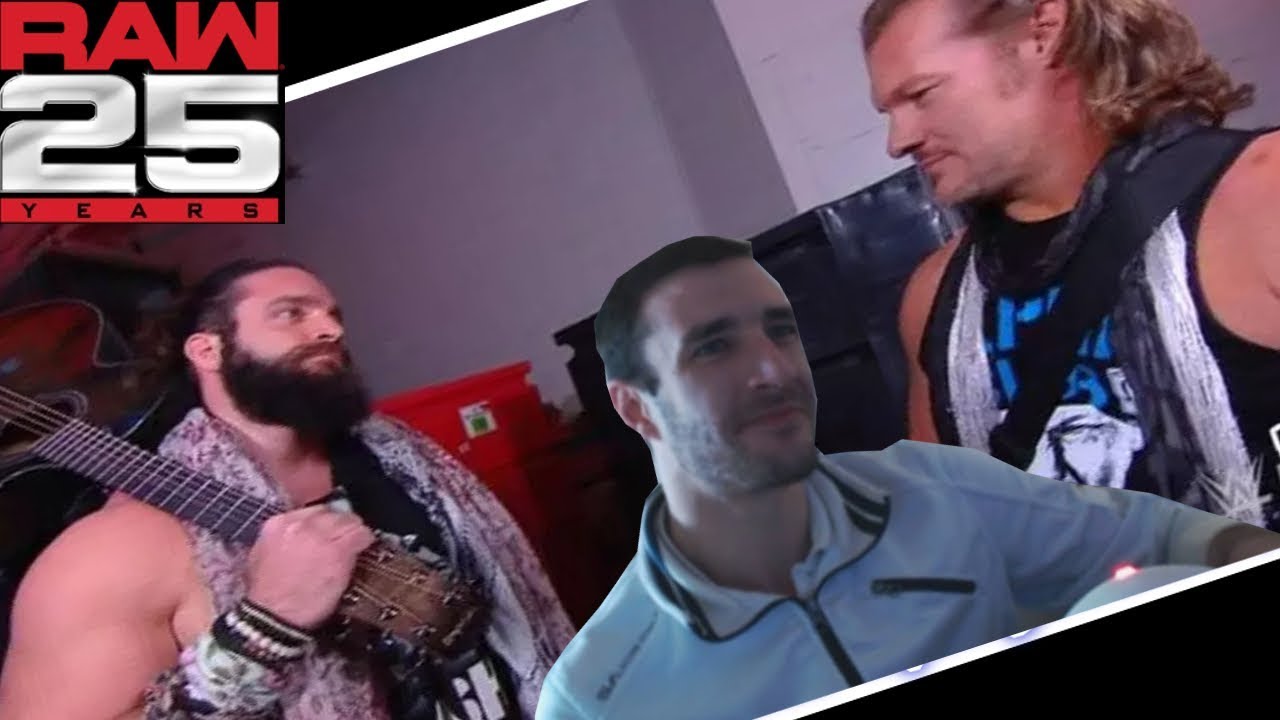 You Just Made The List! - WWE RAW 25 Chris Jericho Sings A Song - Live ...