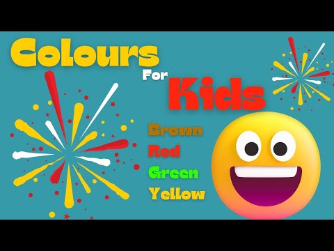 Colour Names For Kids | Learn Colour | Kiddi Viddi | #colours # ...