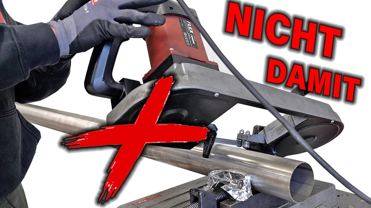 Wie schneide ich ein Rohr RICHTIG - YouTube