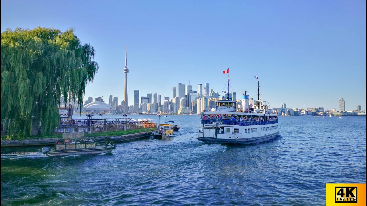 4k UHD Toronto Skyline view from The Island - YouTube