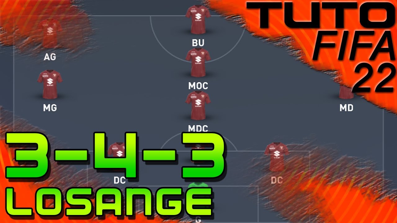 👨🏻‍🎓⚽ FIFA 22 PC | TUTO | Formation 3-4-3 losange - YouTube
