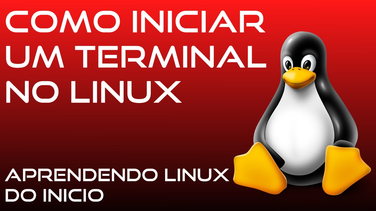 COMO INICIAR UM TERMINAL NO LINUX - YouTube