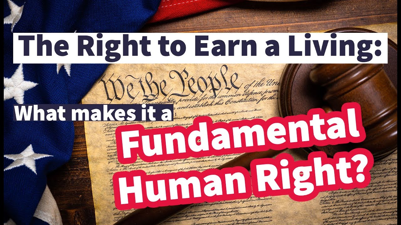 The Right to Earn a Living: Why is it a Human Right? (With Timothy ...