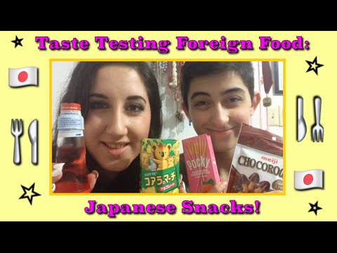 Taste Testing Foreign Food: Japanese SNACKS! | DeannaStar7 | - YouTube
