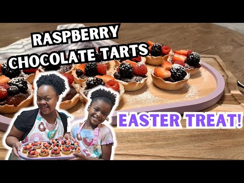Raspberry Chocolate Tarts, Fun Easter Treats - YouTube