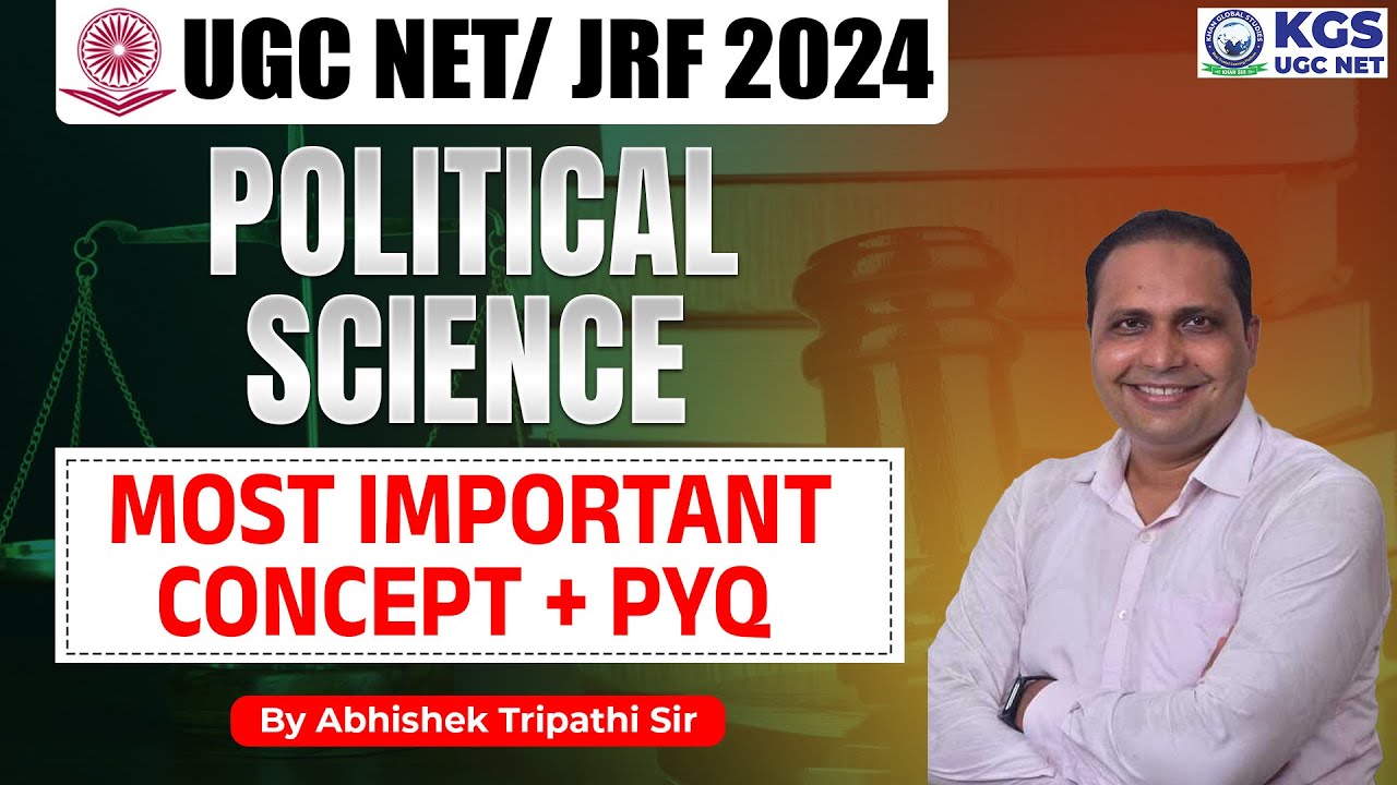 UGC NET/JRF 2024 Political Science PYQ | Most Important Concept's + PYQ ...