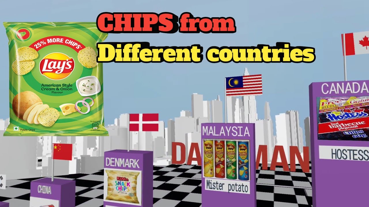 CHIPS from Different countries//Chips brand from all over the world # ...