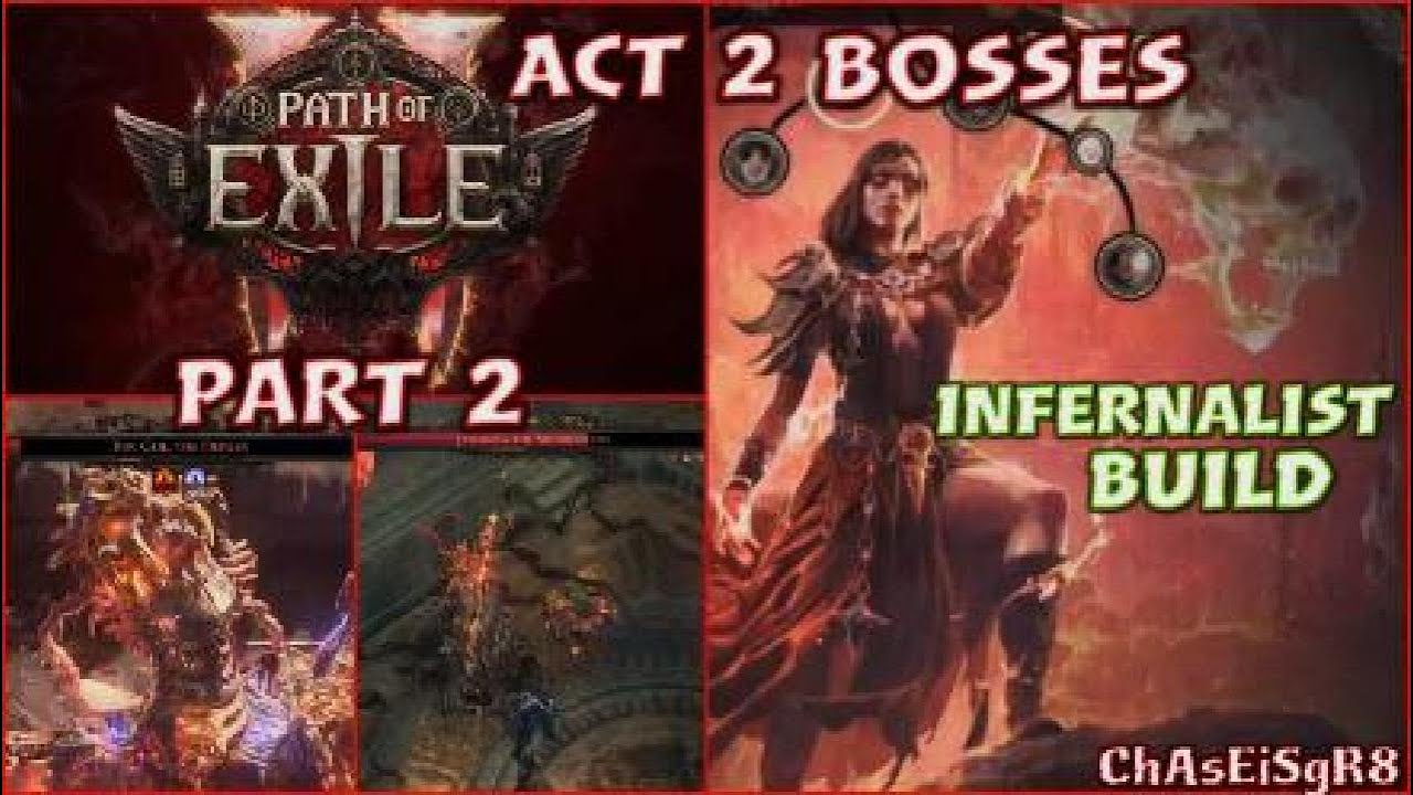 Path of Exile 2 💀 Act 2 Bosses 🧙 Infernalist Build / Part 2 - YouTube