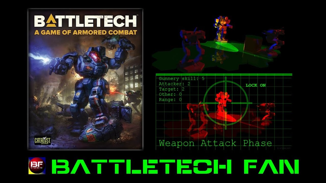 Classic Battletech tabletop: Phase 3 Weapon Attack Combat - YouTube