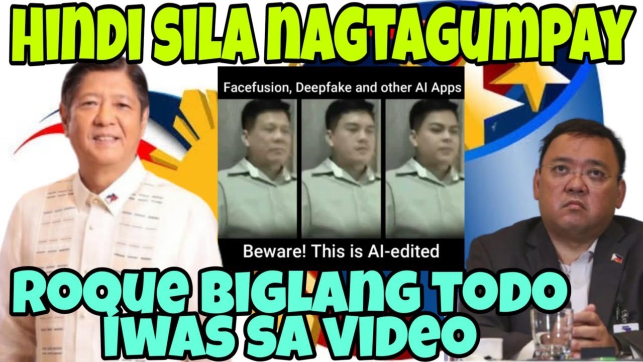 🔴GRABE NAWALA TAPANG NG MGA DDS | ROQUE TODO DIPENSA SA PEKENG VIDEO ...