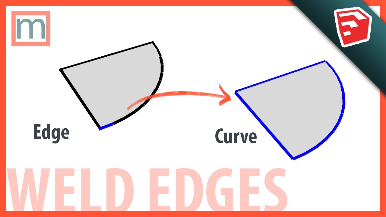 Weld edges feature in SketchUp Pro 2020.2 - YouTube