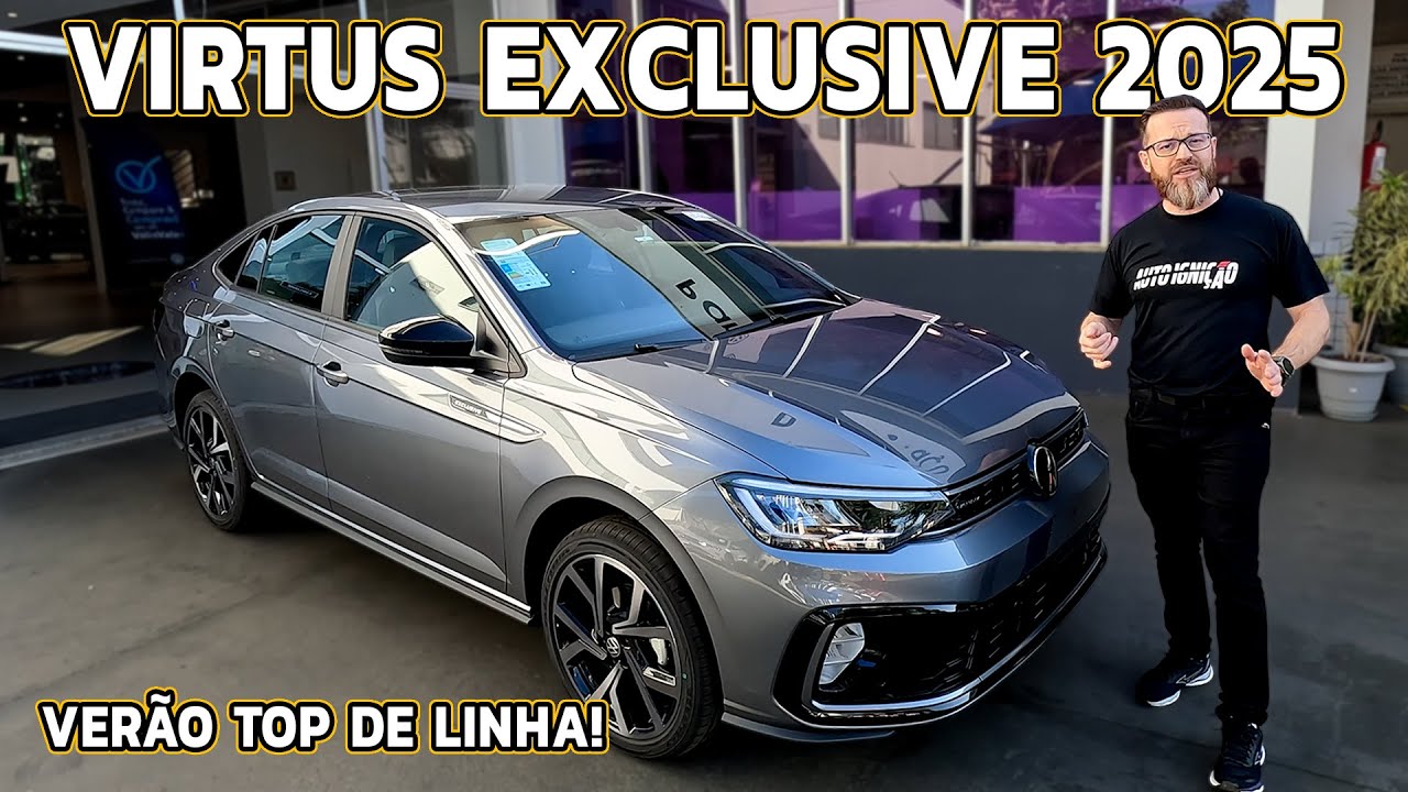 VW VIRTUS EXCLUSIVE 1.4TSI 2025 - Surpreende A Versão Top De Linha Do Sedan! - YouTube