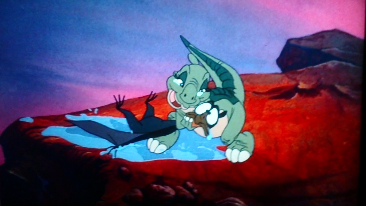 The Land Before Time - Final Battle / Sharptooth's death / The Great ...