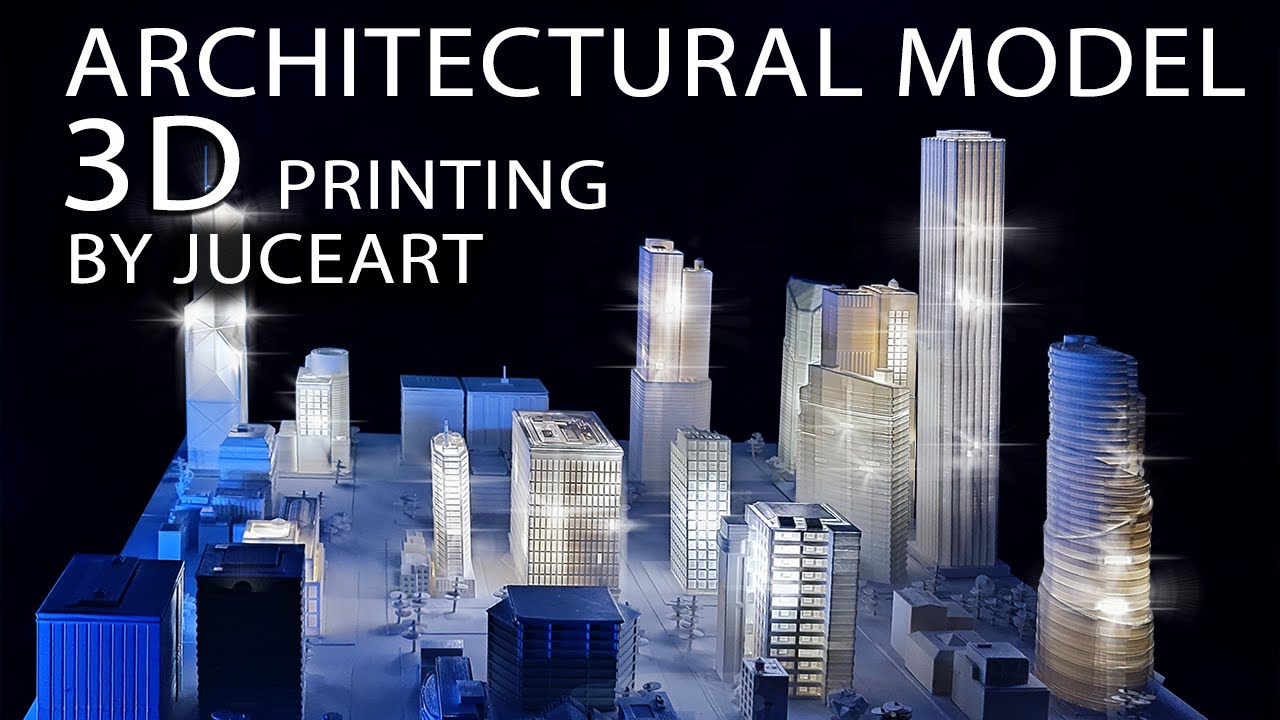 ARCHITECTURAL MODEL / 3D PRINTING OF ILLUMINATED BUILDINGS. - YouTube