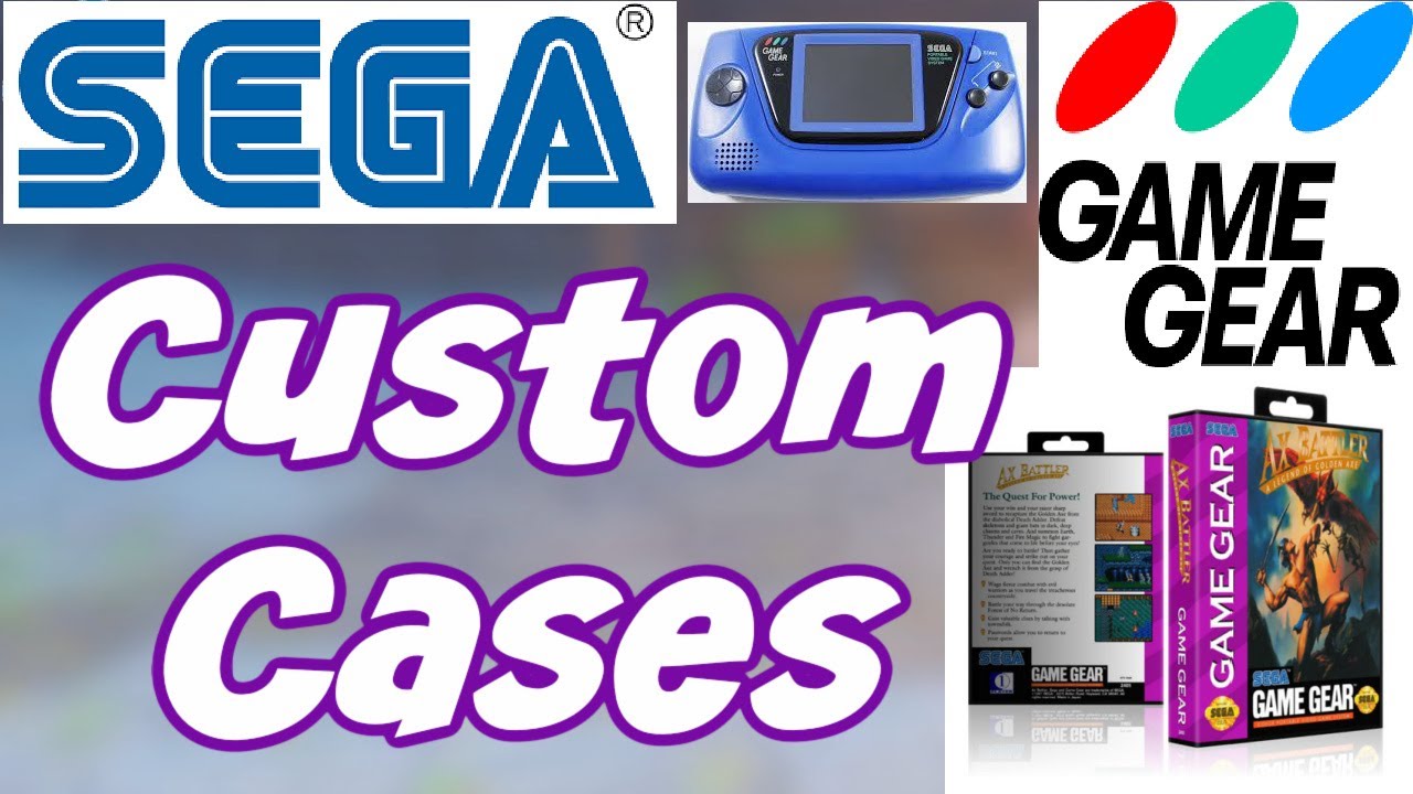 SEGA GAME GEAR CUSTOM CASES Vale la Pena? - YouTube