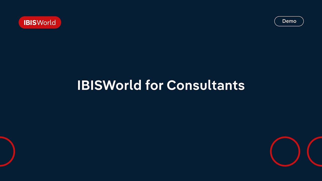 IBISWorld for Consultants - Industry Product - YouTube
