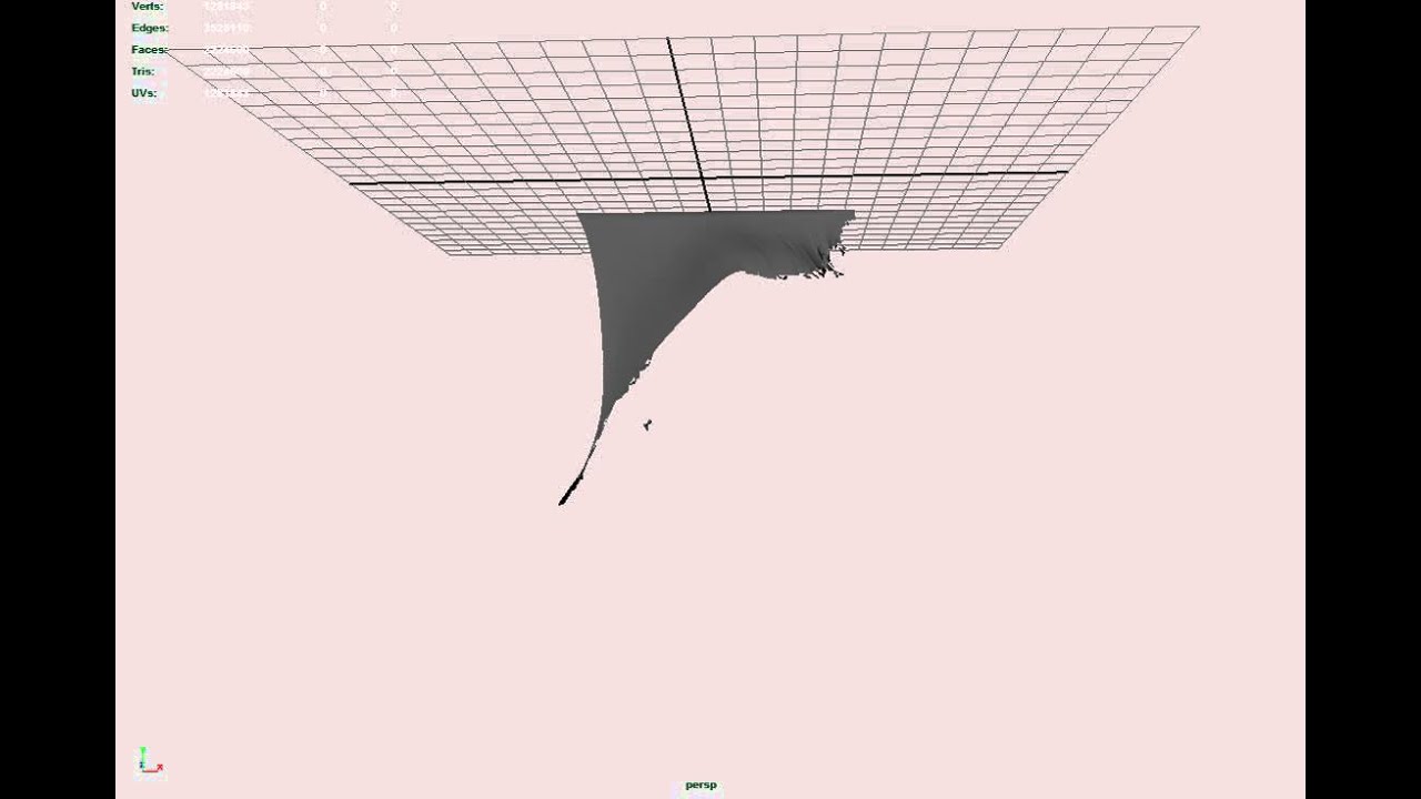 cloth tearing simulation in maya - YouTube