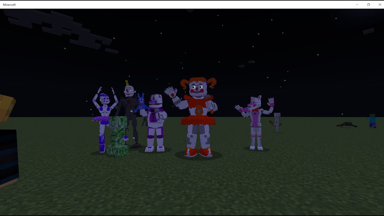 me and my friend downloaded the fnaf sl addon to minecarft and - - YouTube