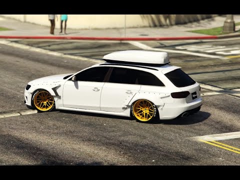 GTA V Mods | Showcases | Audi RS4 Avant [LibertyWalk] - YouTube