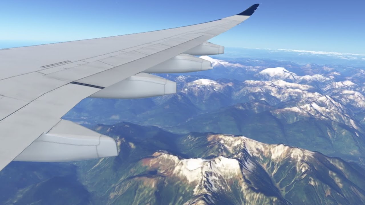 Infinite Flight Full Flight Delta A339 AMS-SEA with Views of Iceland ...