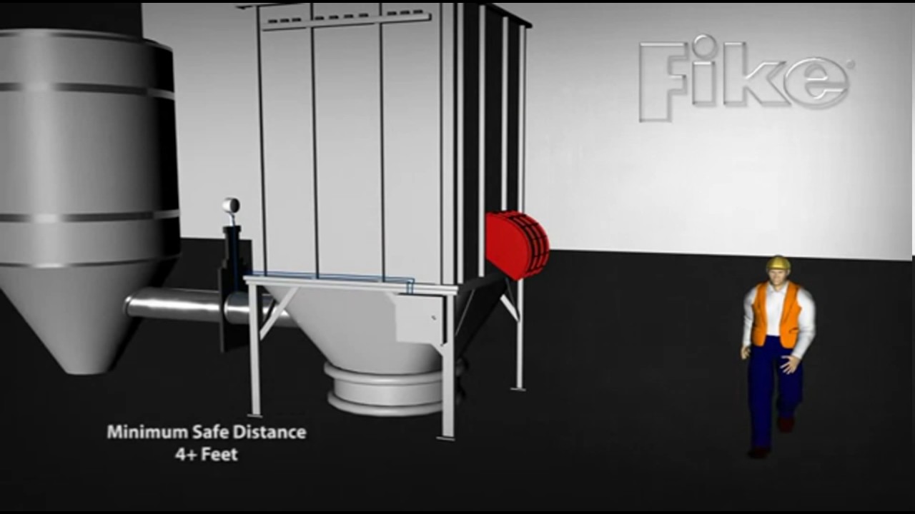 Explosion vent isolation - YouTube