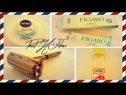 Parker 22R DE Razor ~ Figaro Shaving Cream - YouTube
