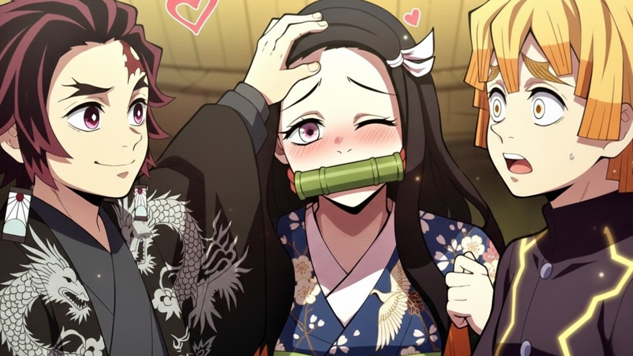 Zenitsu Saw Nezuko Cheer… And Lost His Mind ⋙ Comic Dubing - YouTube