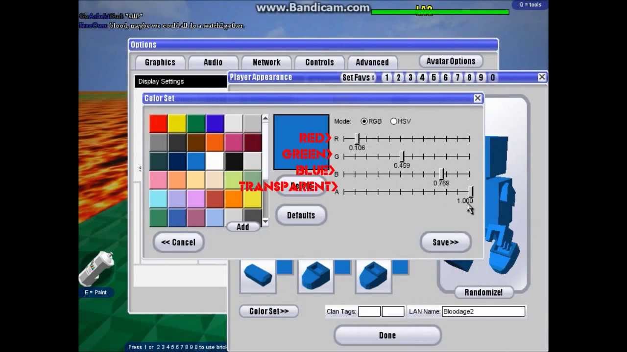 Blockland Tutorials | Bots | 1 | How to customize appearance - YouTube
