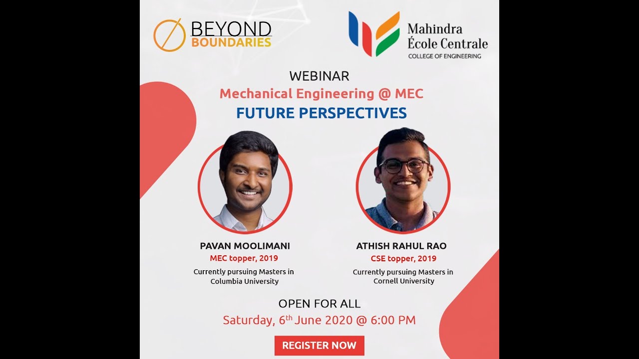 Mechanical Engineering @ MEC: Future Perspectives - YouTube