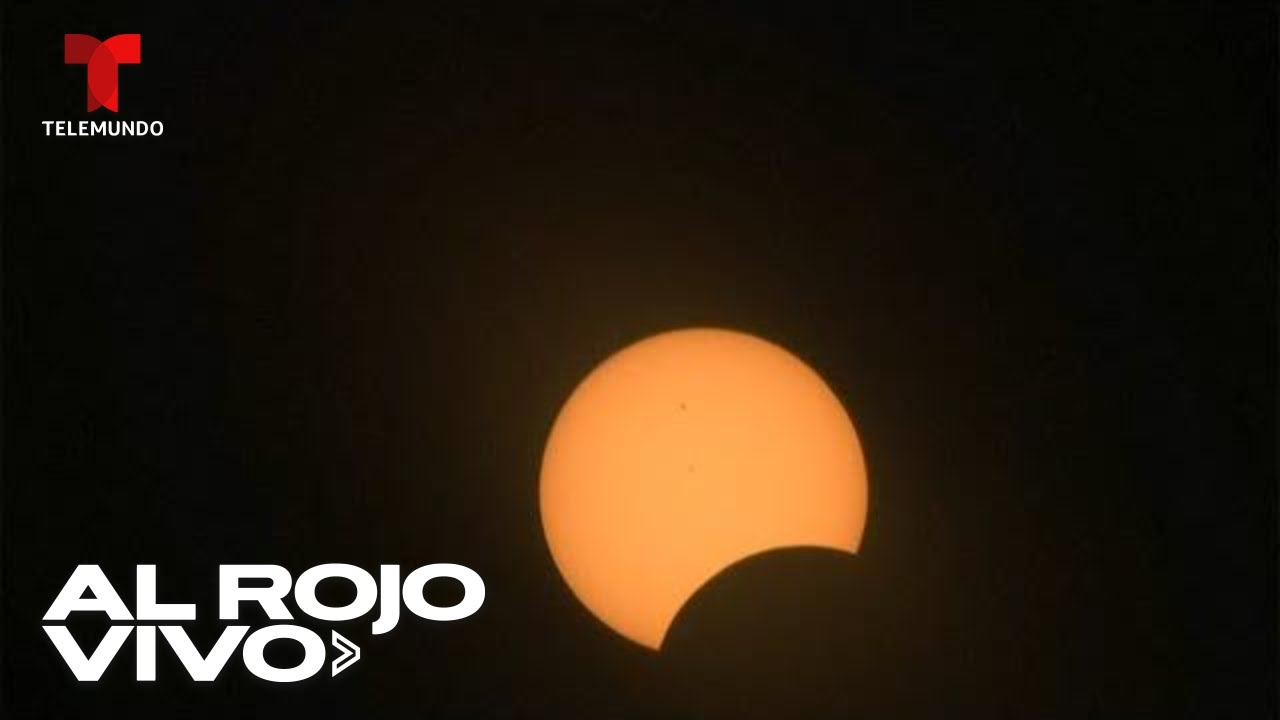 Así se ve el eclipse solar anular en Brasil | Al Rojo Vivo | Telemundo ...
