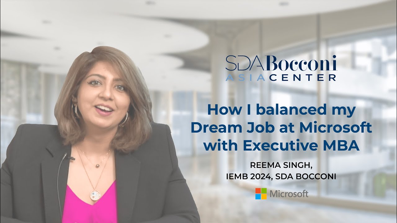 Pursued Executive MBA along with my Dream Job at Microsoft | Reema ...