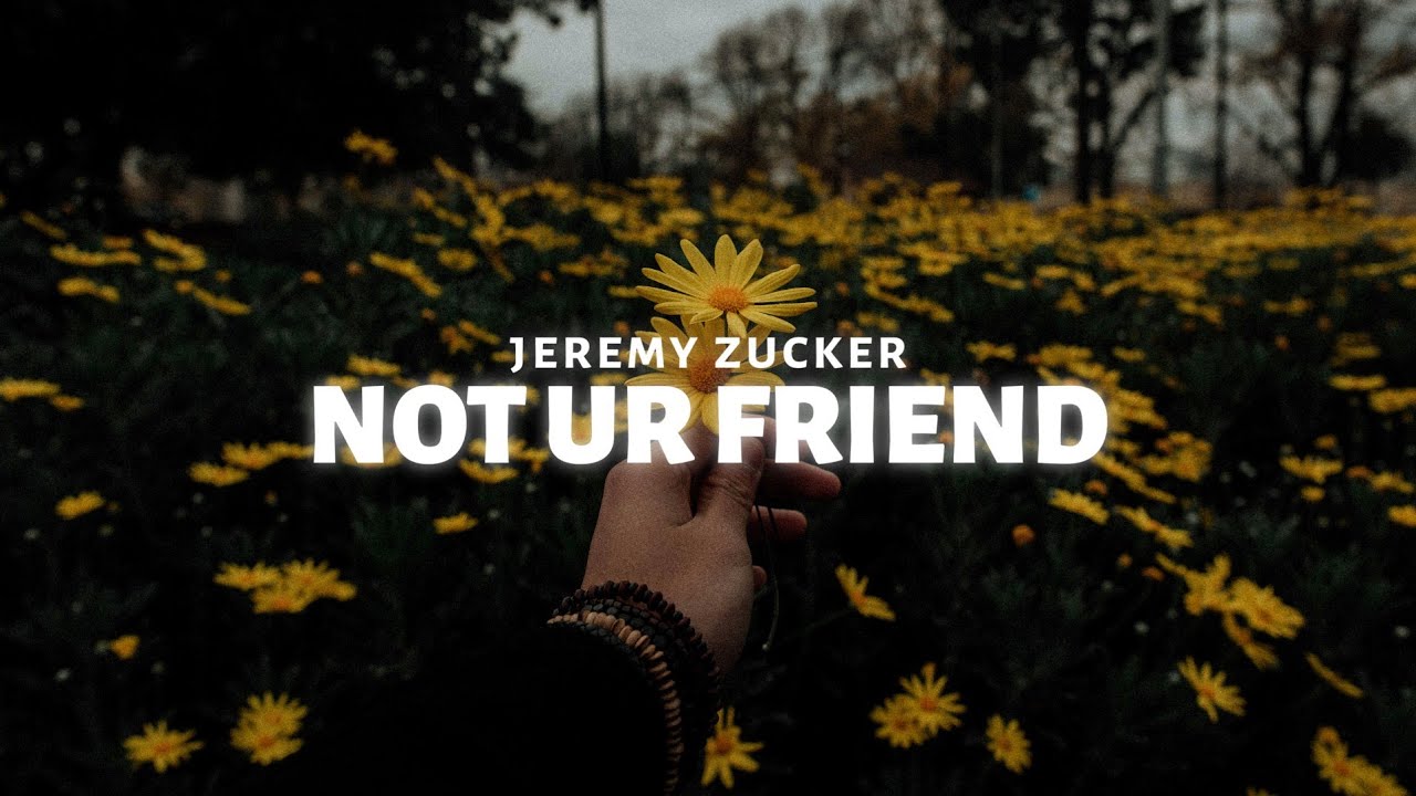 Jeremy Zucker - not ur friend (Lyrics) - YouTube