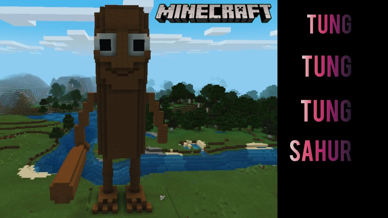 Minecraft TUNG TUNG TUNG TUNG SAHUR Build - YouTube
