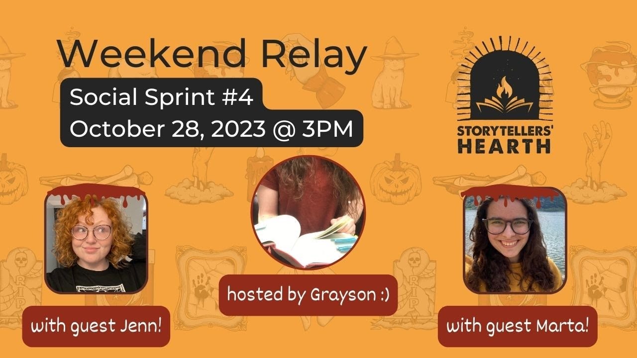 Storytellers' Hearth Weekend Relay Social Sprint #4 October/2023 - YouTube