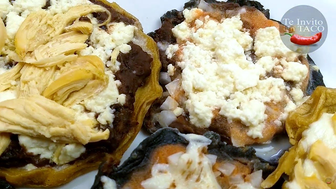 Como Hacer SOPES DE POLLO Receta De Sopes Mexicanos Tradicionales - YouTube