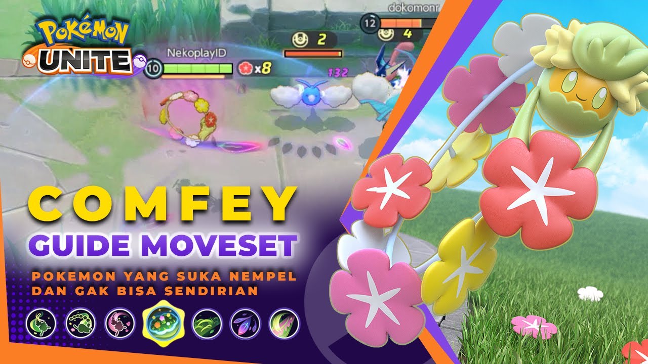 MAGICAL LEAF PALING KUAT SIH!! Guide Move set Comfey - Pokemon Unite ...