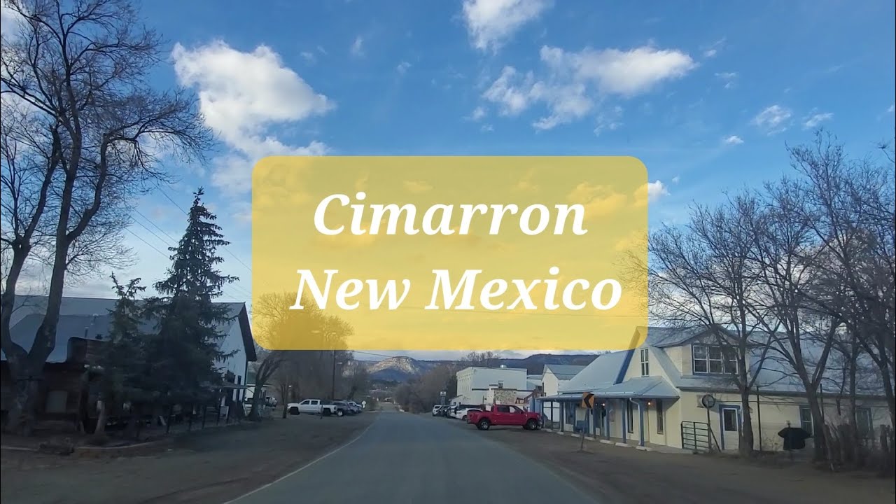 Cimarron NM | New Mexico | 87714 | Driving Main Street and Exploring ...