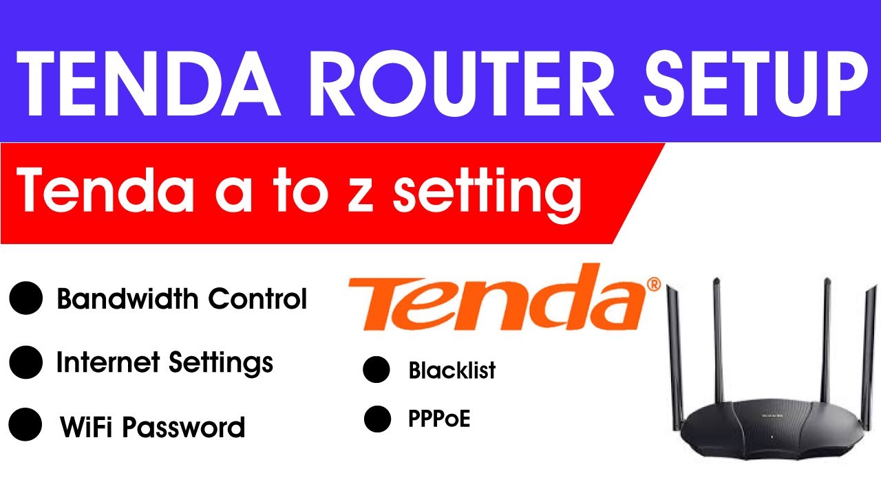 tenda wifi router setup || how to setup tenda router ||tenda router ...