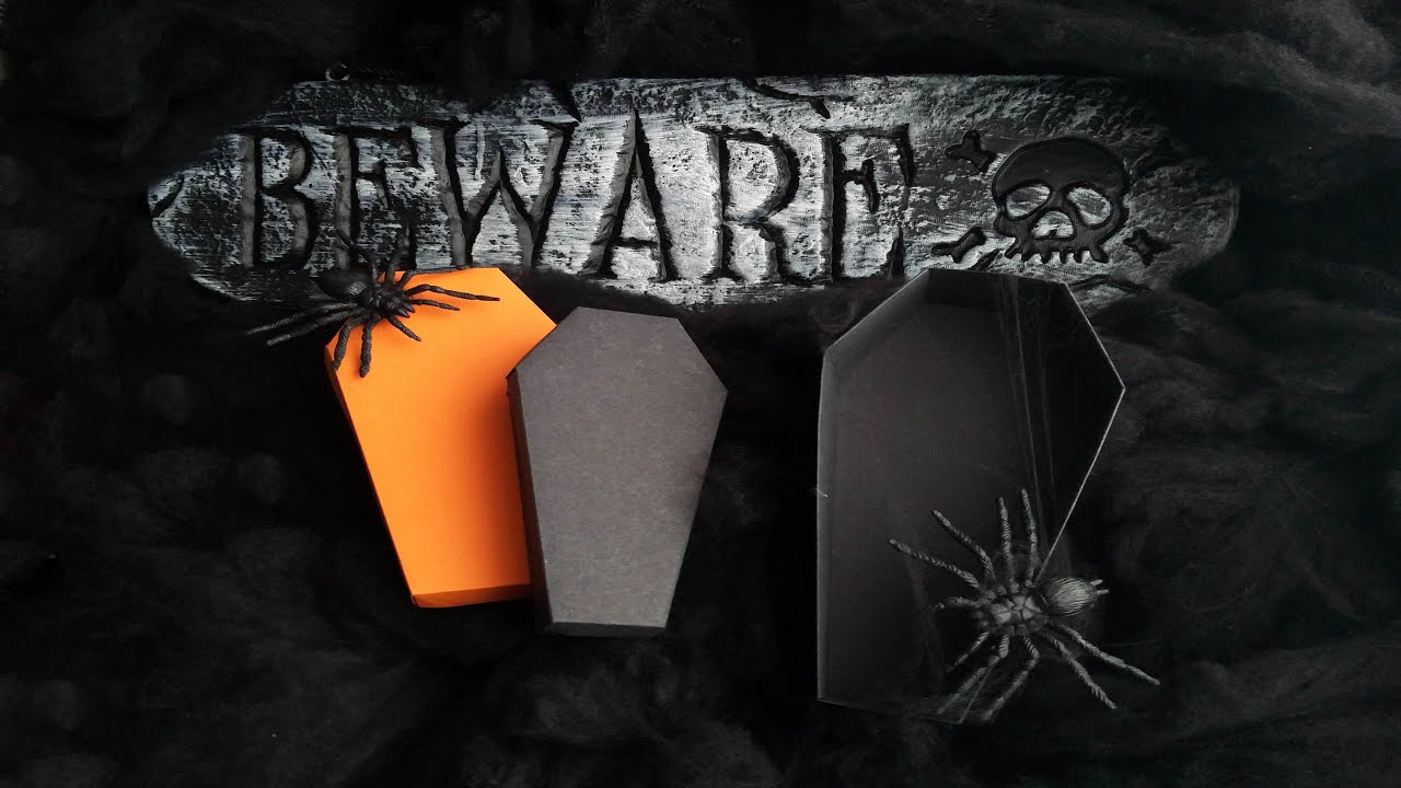 DIY Coffin Box Assembly Tutorial | Halloween Packaging for Your Party ...