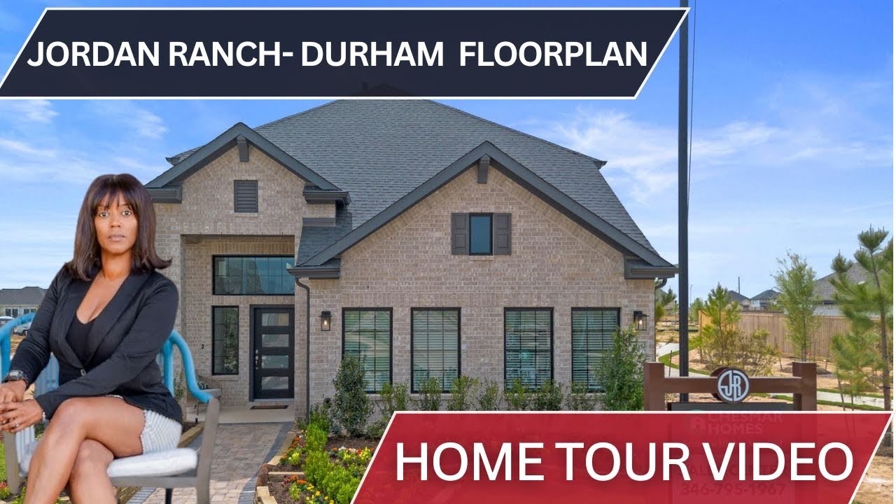 Let's Walk Thru this model home in Fulshear Texas' Jordan Ranch- Durham ...