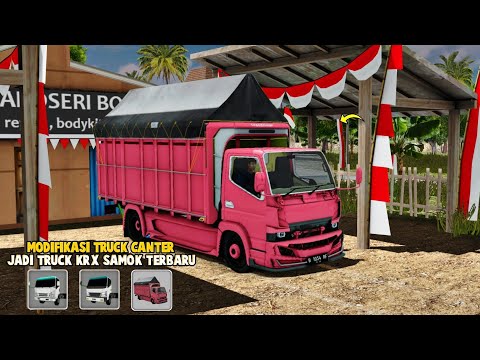 Modifikasi Truck Towing Jadi Truck KRX Samok Terbaru🤟ES Truck Simulator ID 