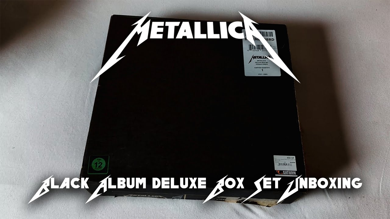 Metallica - Black Album Deluxe Box Set Unboxing - YouTube